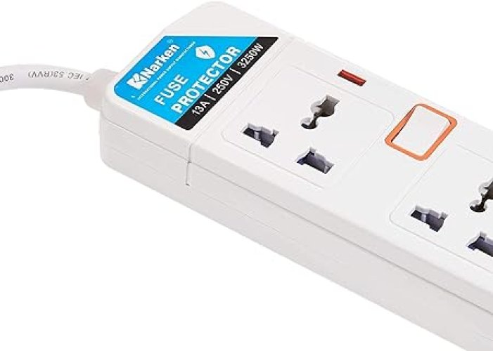 Narken TC E6-5 E-Series Extension Cord, 6 Ways 5 Meter Electric ...