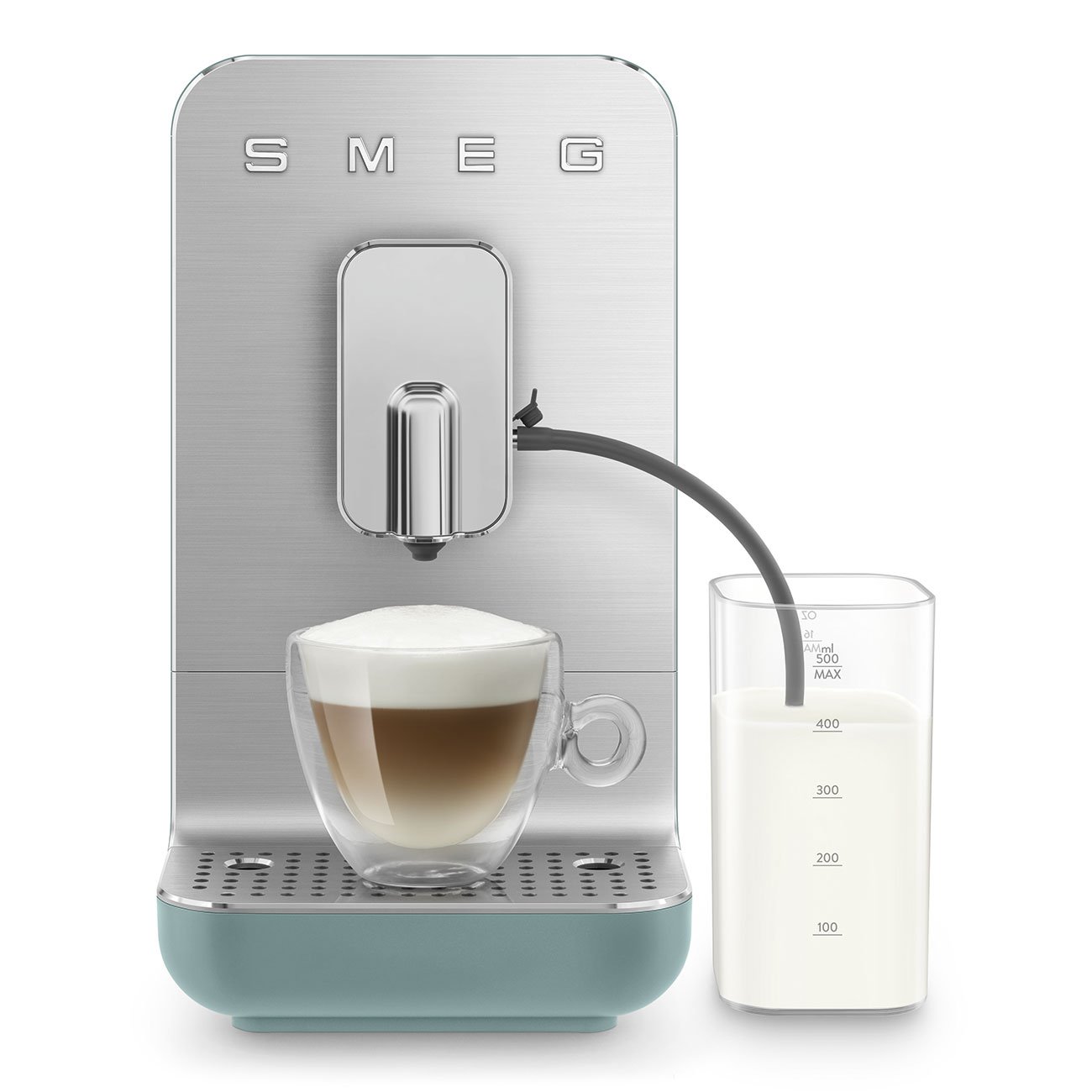 Smeg Bean to Cup Coffee Machine with Integrated Milk System, BCC13EGMUK ...